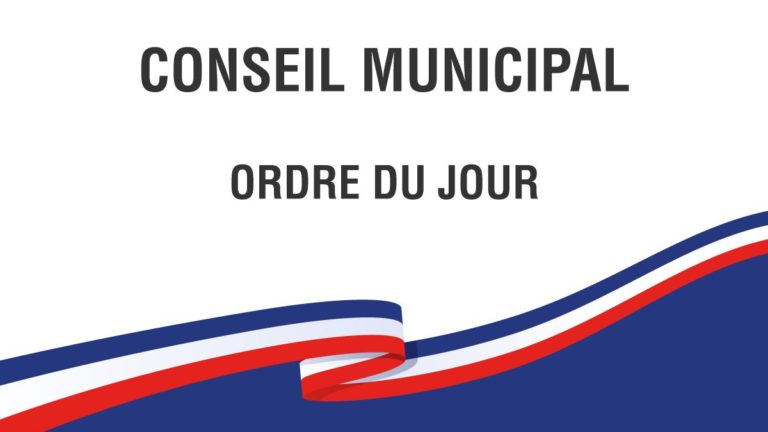 Ordre du jour des conseils municipaux – Mairie de Salomé